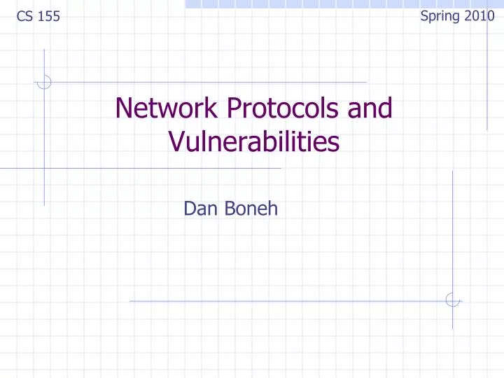 PPT - Network Protocols and Vulnerabilities PowerPoint Presentation, free download - ID:5596227