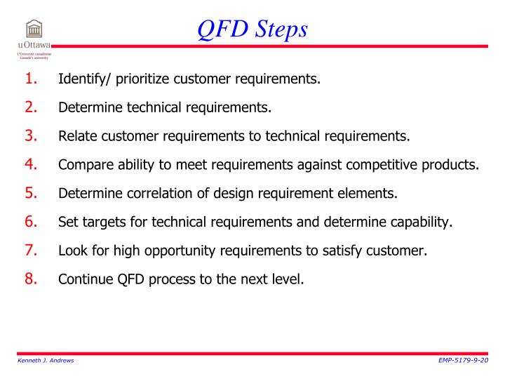 PPT - Manufacturing Systems: EMP-5179 Module #9: Quality Function ...