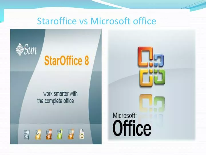PPT - Staroffice vs Microsoft office PowerPoint Presentation, free ...