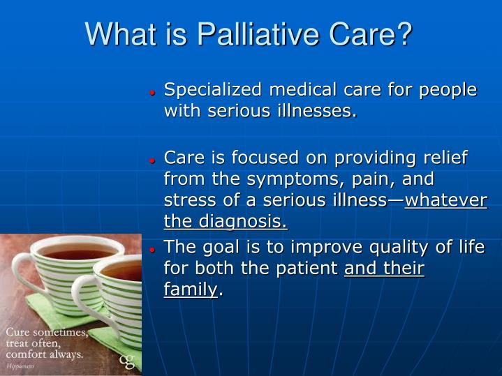 PPT - Demystifying Palliative Care: Evidence, Guidelines, & Quality ...