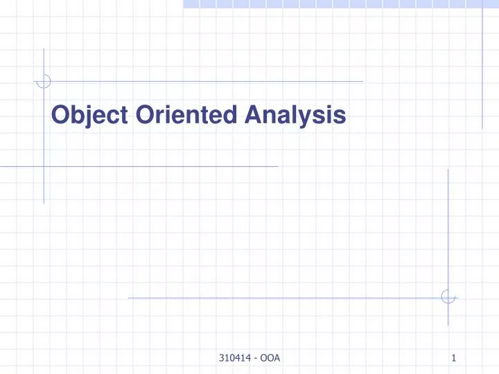 PPT - Object Oriented Analysis PowerPoint Presentation, free download ...