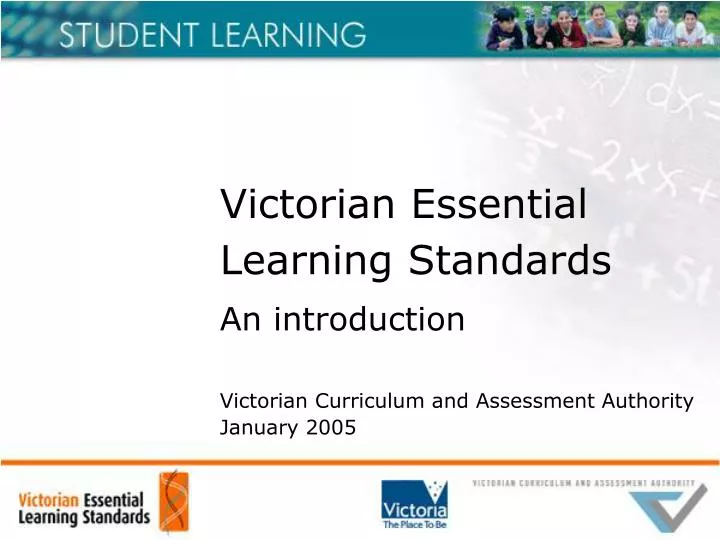 PPT - Victorian Essential Learning Standards An introduction PowerPoint ...