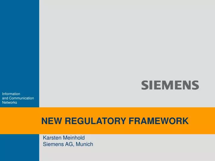 PPT - NEW REGULATORY FRAMEWORK PowerPoint Presentation, free download ...