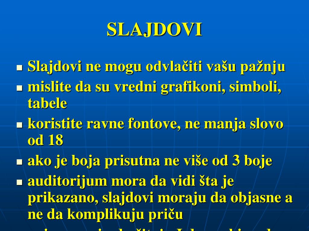 PPT - USMENA PREZENTACIJA NAUČNOG RADA PowerPoint Presentation, free ...