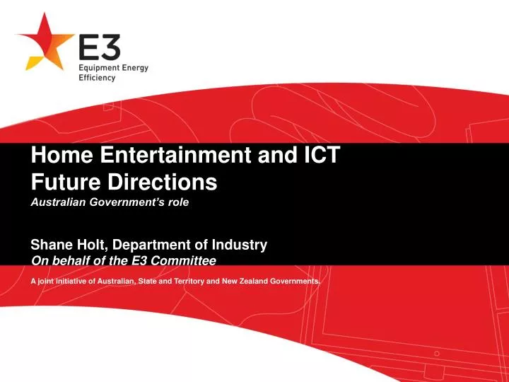 PPT - ICT and Home Entertainment Policy Forum PowerPoint Presentation ...