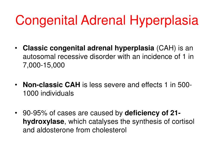 PPT - Implementation of a new diagnostic service for congenital adrenal ...