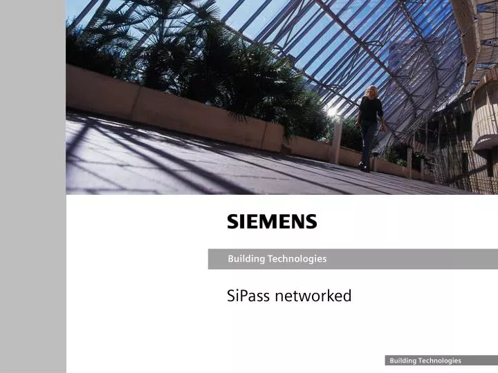 PPT - SiPass networked PowerPoint Presentation, free download - ID:5600548
