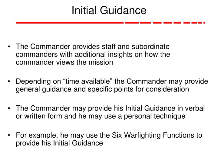 PPT - Commander's Role in MCPP PowerPoint Presentation - ID:5600725