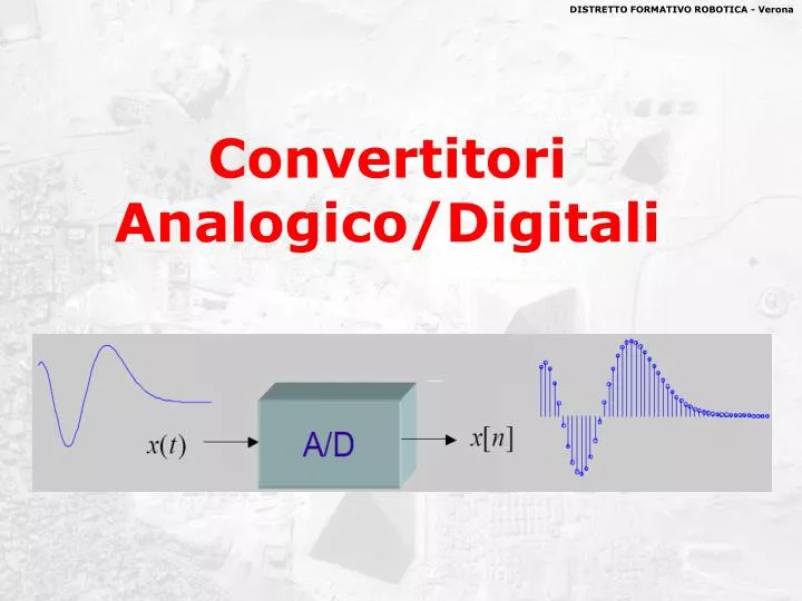 PPT - Convertitori Analogico/Digitali PowerPoint Presentation, free download - ID:5600896