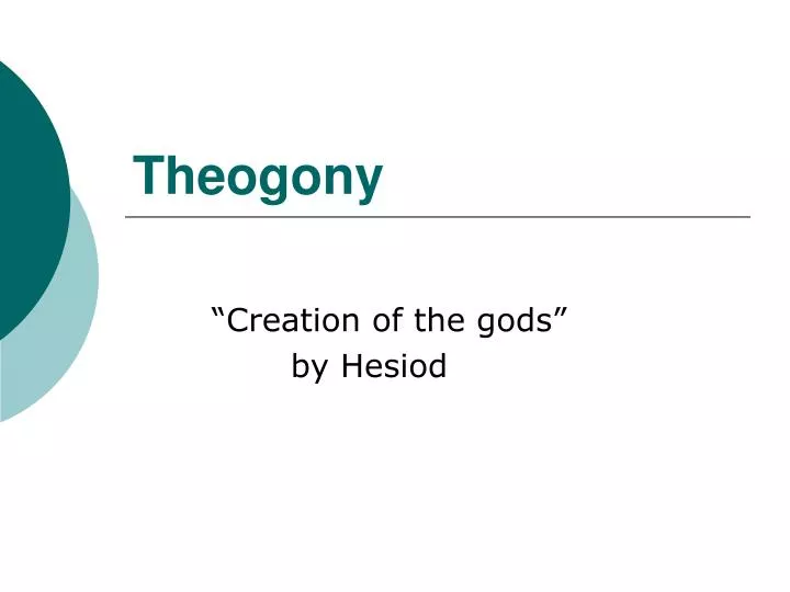 PPT - Theogony PowerPoint Presentation, free download - ID:5600920