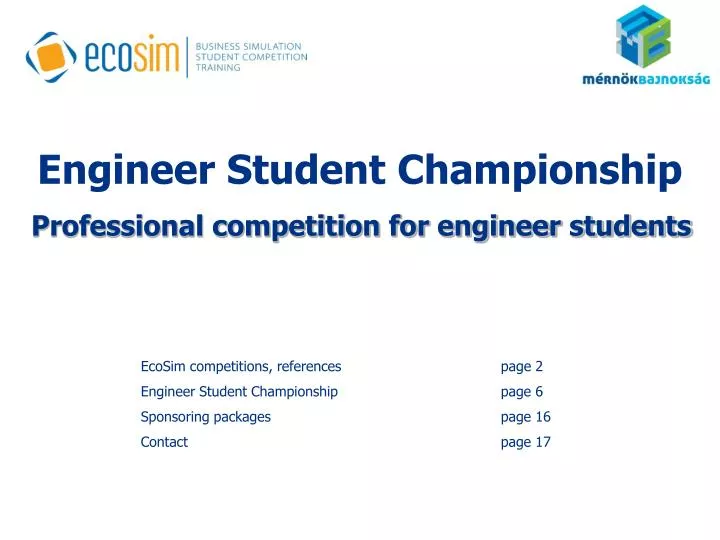 PPT - Engineer Student Championship PowerPoint Presentation, free ...