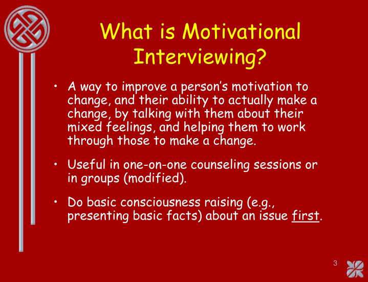 PPT - Using Motivational Interviewing Techniques in Health Promotion ...