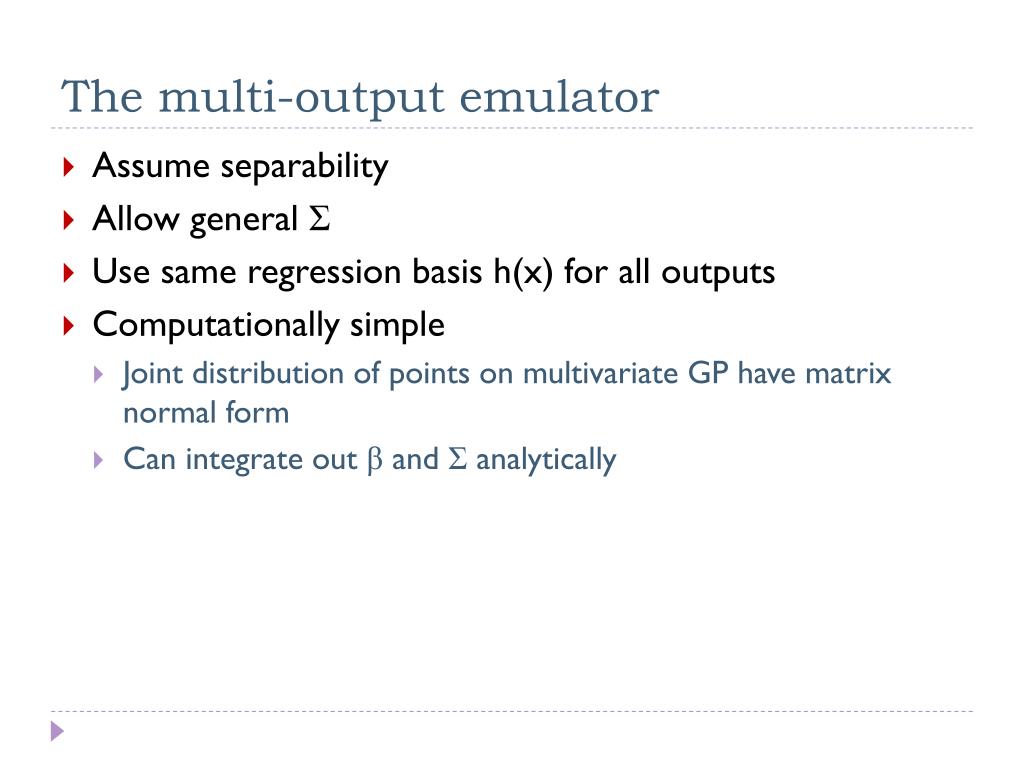 PPT - Gaussian process emulation of multiple outputs PowerPoint ... PPT - Gaussian process emulation of multiple outputs PowerPoint ...
