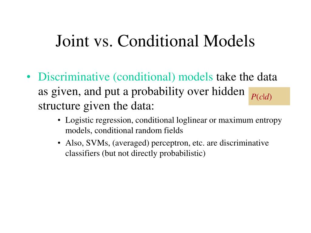 Ppt Maxent Models And Discriminative Estimation Powerpoint