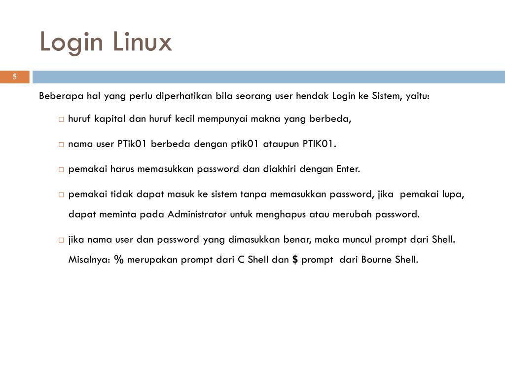 PPT - Memulai dengan LINUX PowerPoint Presentation, free download - ID ...