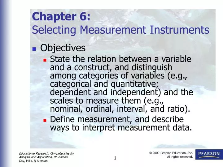 PPT - Chapter 6: Selecting Measurement Instruments PowerPoint ...