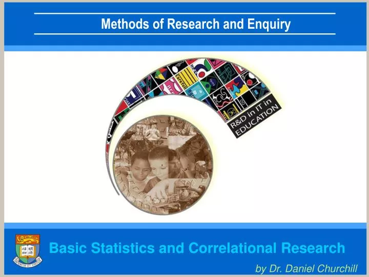 PPT - Basic Statistics and Correlational Research PowerPoint ...
