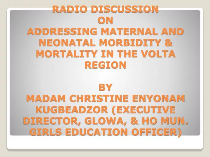 PPT - RADIO PRESENTATION PowerPoint Presentation, free download - ID ...