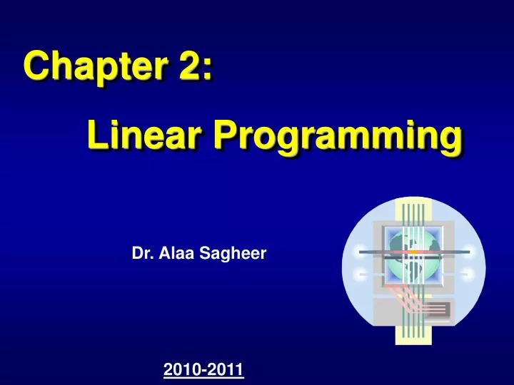 Ppt Chapter 2 Linear Programming Powerpoint Presentation Free Download Id 5604001