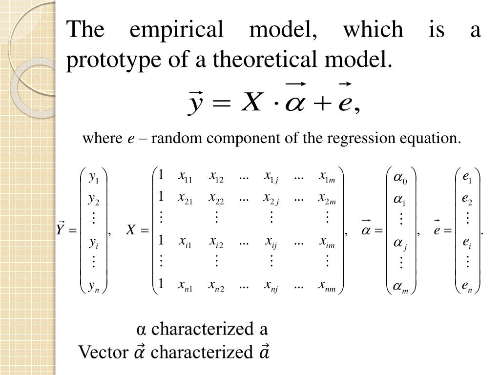 Ppt Lecture 2 Generalized Linear Econometric Model And Methods Of