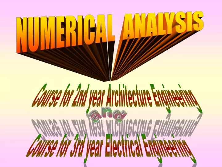 PPT - NUMERICAL ANALYSIS PowerPoint Presentation, free download - ID ... PPT - NUMERICAL ANALYSIS PowerPoint Presentation, free download - ID ...