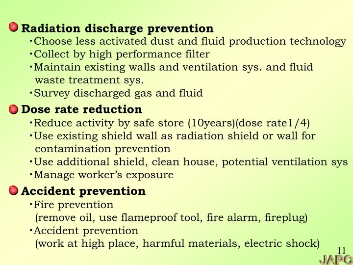 PPT - Radiation Safety Management for the Decommissioning of Nuclear ...