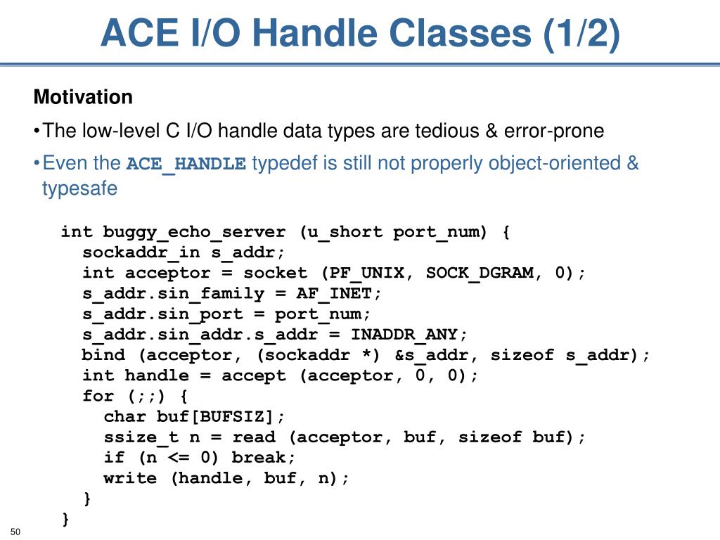 Ppt C Network Programming Mastering Complexity With Ace And Patterns Powerpoint Presentation
