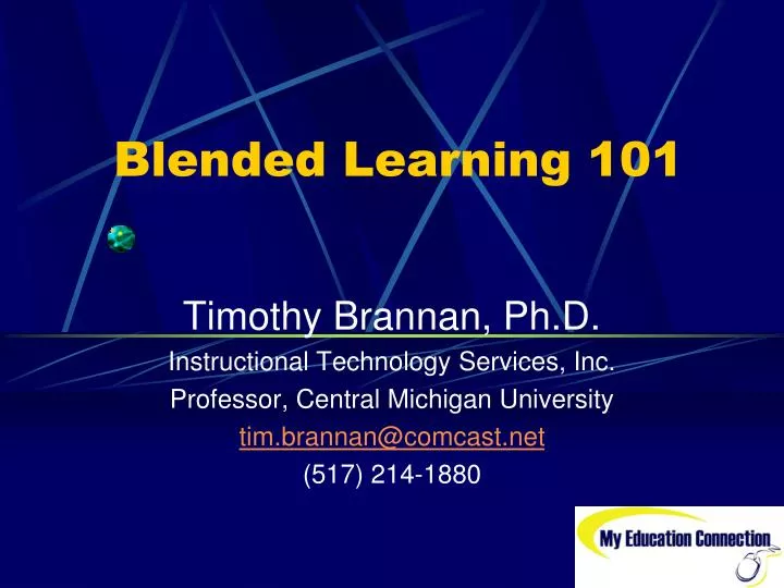 PPT - Blended Learning 101 PowerPoint Presentation, free download - ID:5604846