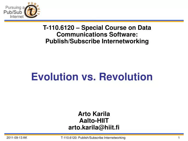 PPT - Evolution vs. Revolution PowerPoint Presentation, free download ...
