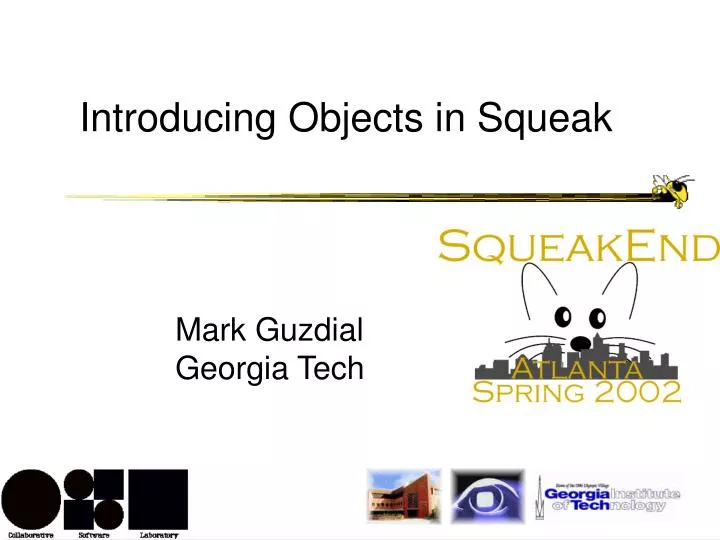 Ppt Introducing Objects In Squeak Powerpoint Presentation Free Download Id5605395 