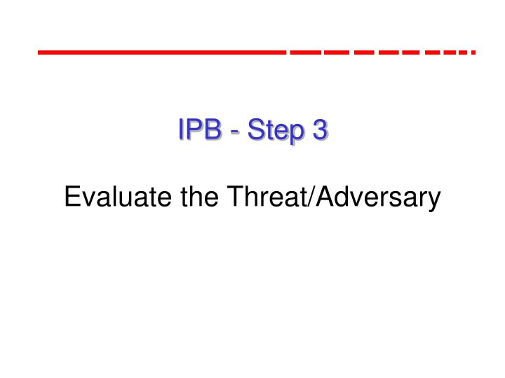 PPT - Intelligence Preparation of the Battlespace PowerPoint ...
