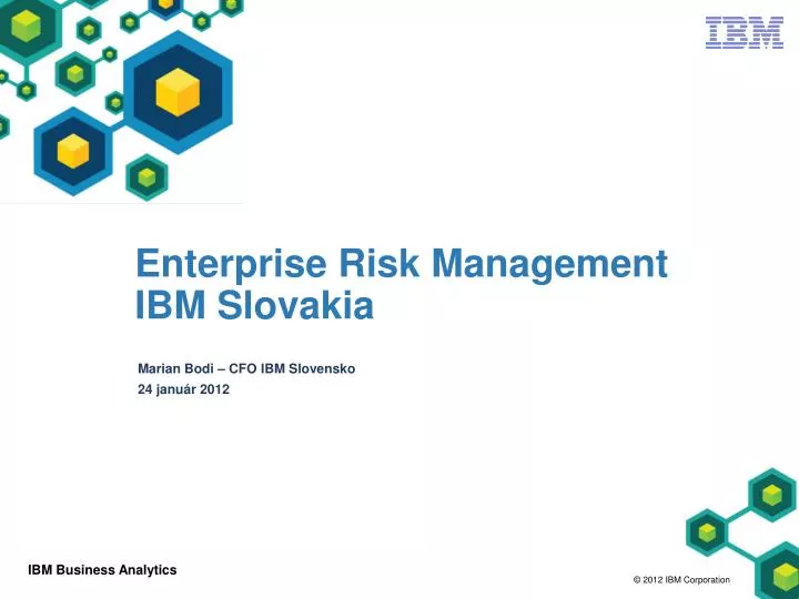 PPT - Enterprise Risk Management IBM Slovakia PowerPoint Presentation ...