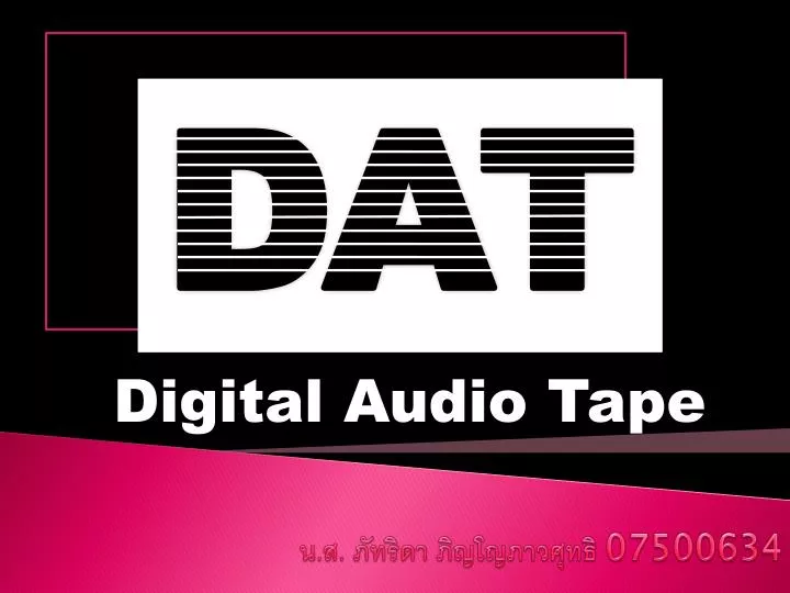 PPT - DAT PowerPoint Presentation, free download - ID:5608381