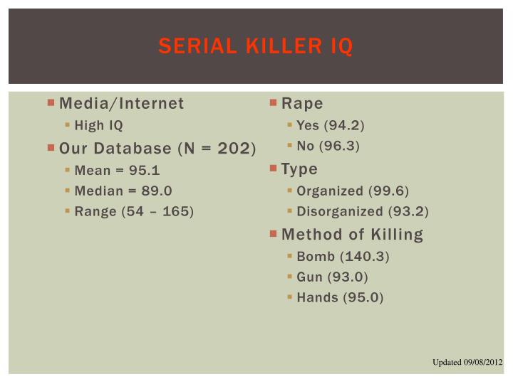 PPT - Serial Killers PowerPoint Presentation - ID:5610006