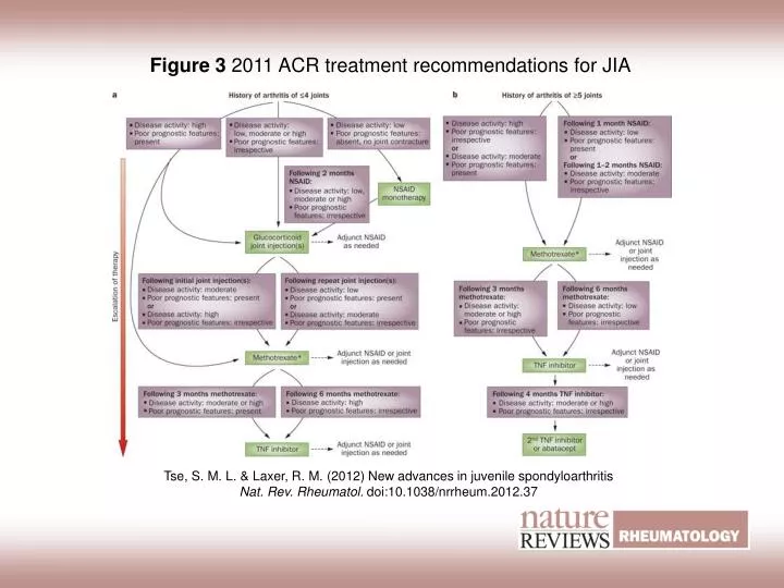 PPT - Figure 3 2011 ACR treatment recommendations for JIA PowerPoint ...