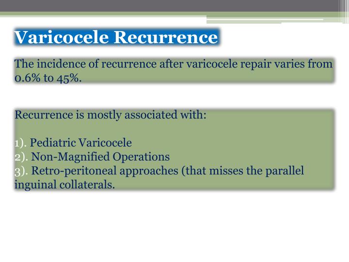 PPT - Varicocele PowerPoint Presentation - ID:5611226