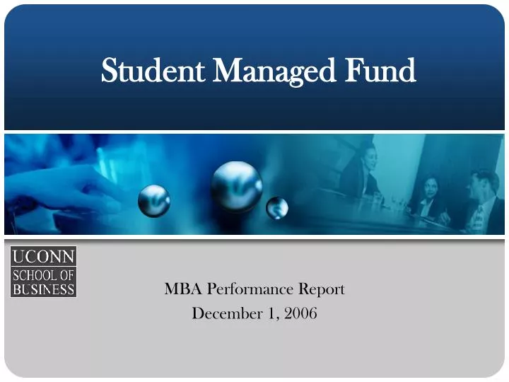 PPT - Student Managed Fund PowerPoint Presentation, free download - ID ...
