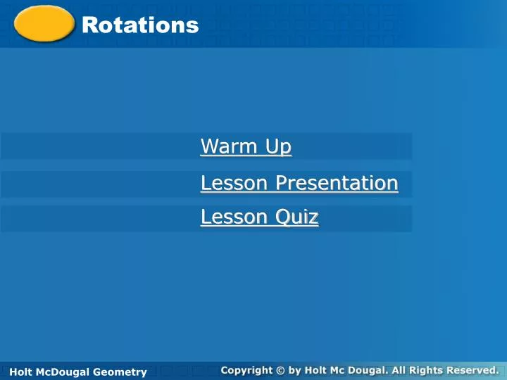 PPT - Rotations PowerPoint Presentation, free download - ID:5612056
