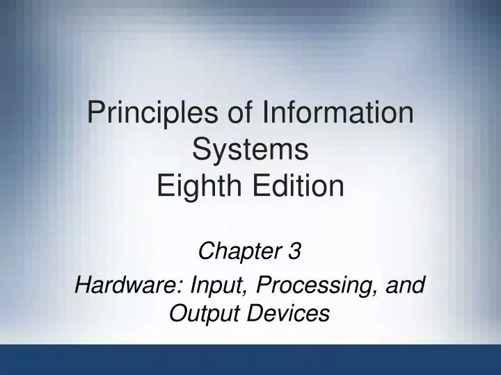 PPT - Principles of Information Systems Eighth Edition PowerPoint ...