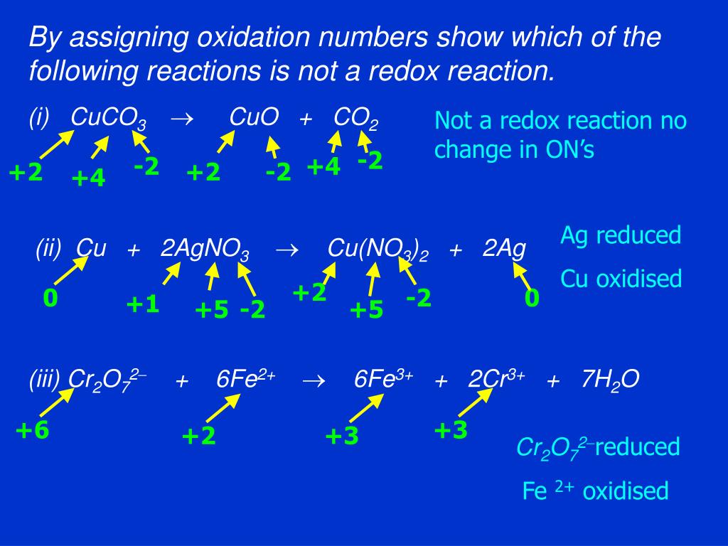 PPT - Chemistry 2.7 (AS 90306) Describe oxidation-reduction reactions ...