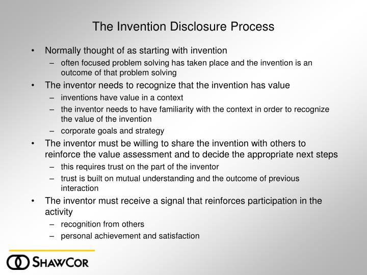 PPT - Managing Inventor Expectations & Encouraging Invention ...