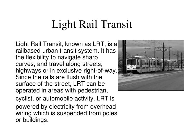 PPT - URBAN MASS TRANSIT SYSTEM PowerPoint Presentation - ID:5613708