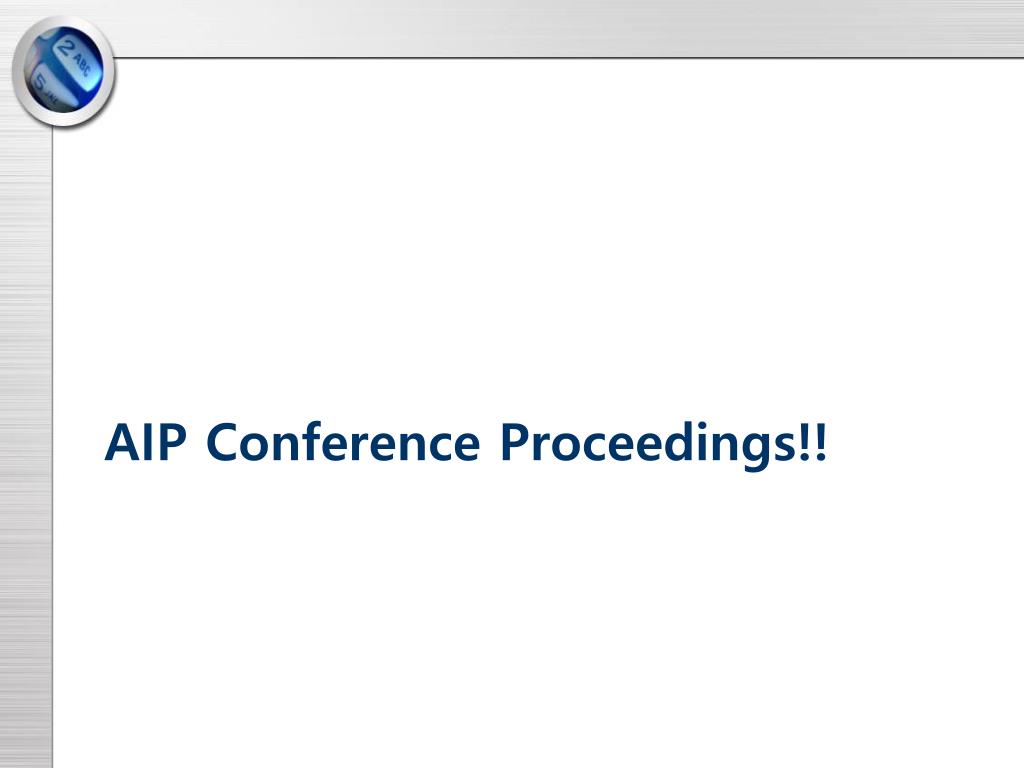 PPT - AIP & APS (American Institute of Physics & American Physical ...