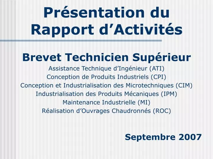 PPT - Présentation du Rapport d’Activités PowerPoint Presentation, free ... PPT - Présentation du Rapport d’Activités PowerPoint Presentation, free ...