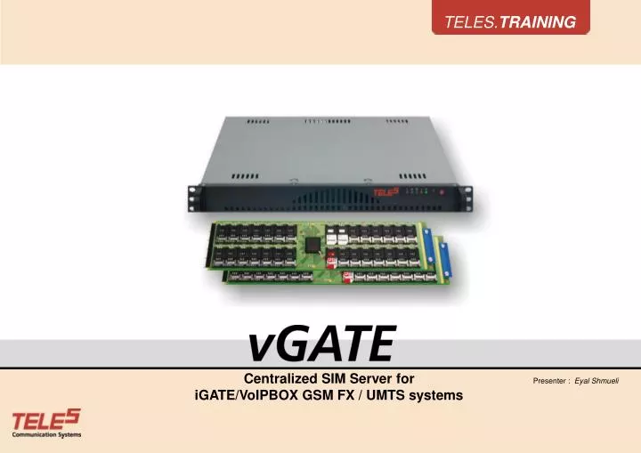 PPT - Centralized SIM Server for iGATE/VoIPBOX GSM FX / UMTS systems ...