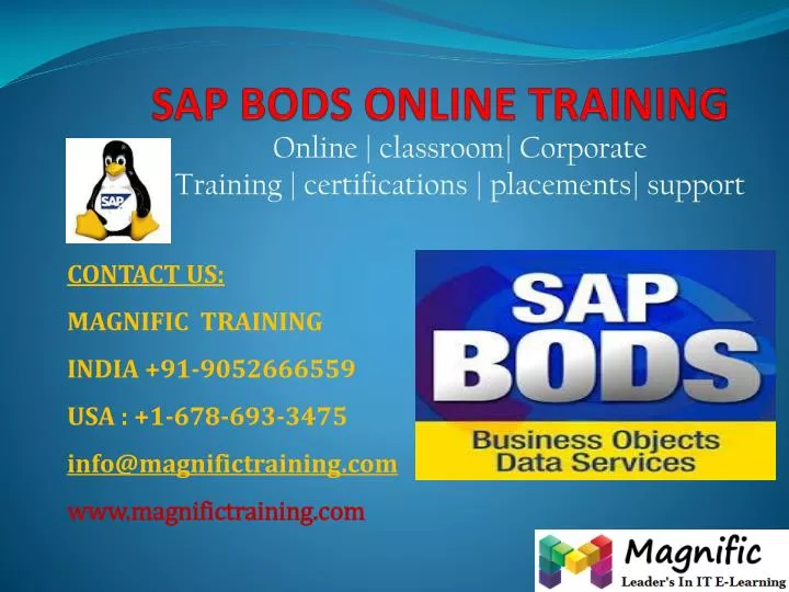 PPT - SAP BODS ONLINE TRAINING IN INDIA PowerPoint Presentation, free ...