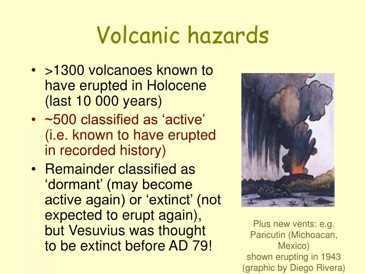 PPT - Volcanic hazards PowerPoint Presentation, free download - ID:5614979