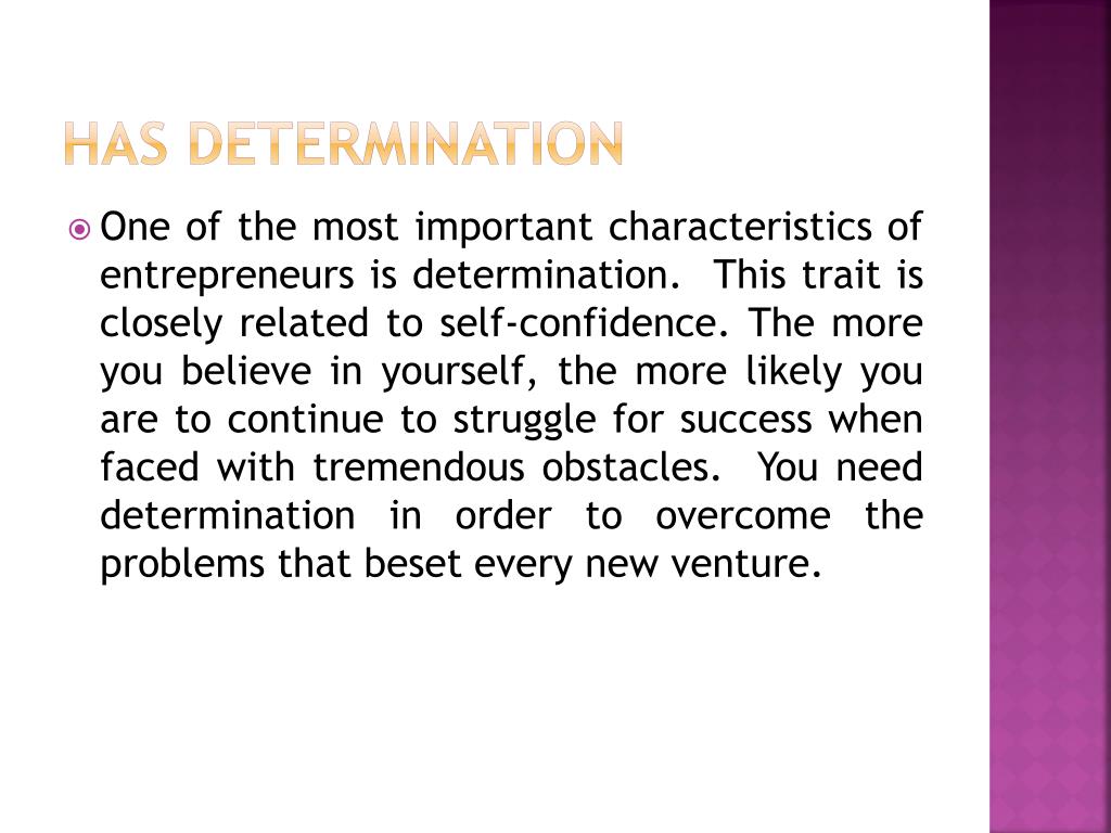 PPT - Characteristics of Successful Entrepreneur PowerPoint ...