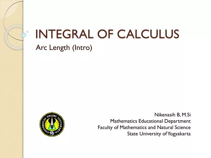 Ppt Integral Of Calculus Powerpoint Presentation Free Download Id 7425