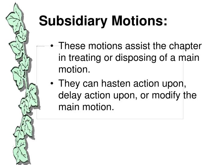 PPT - Parliamentary Procedures PowerPoint Presentation - ID:5615808